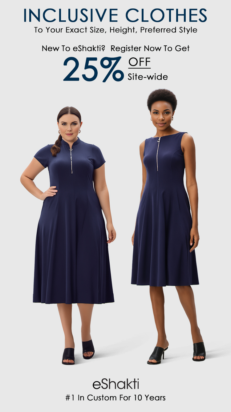 eShakti Custom Clothing | Women's Fashion Clothing | Sizes 0-36W Custom ...