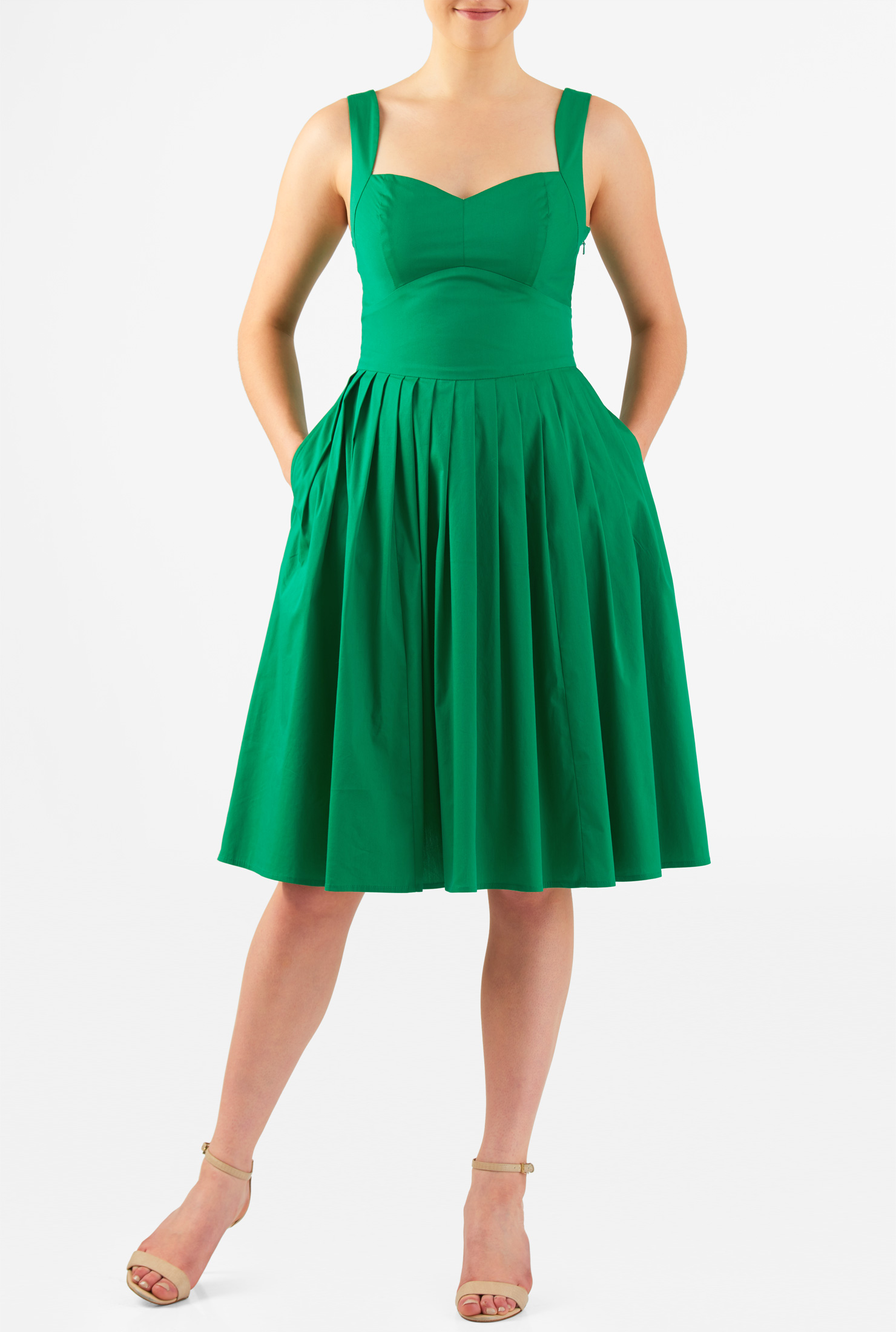 Shop Poplin Corset Style Sundress Eshakti