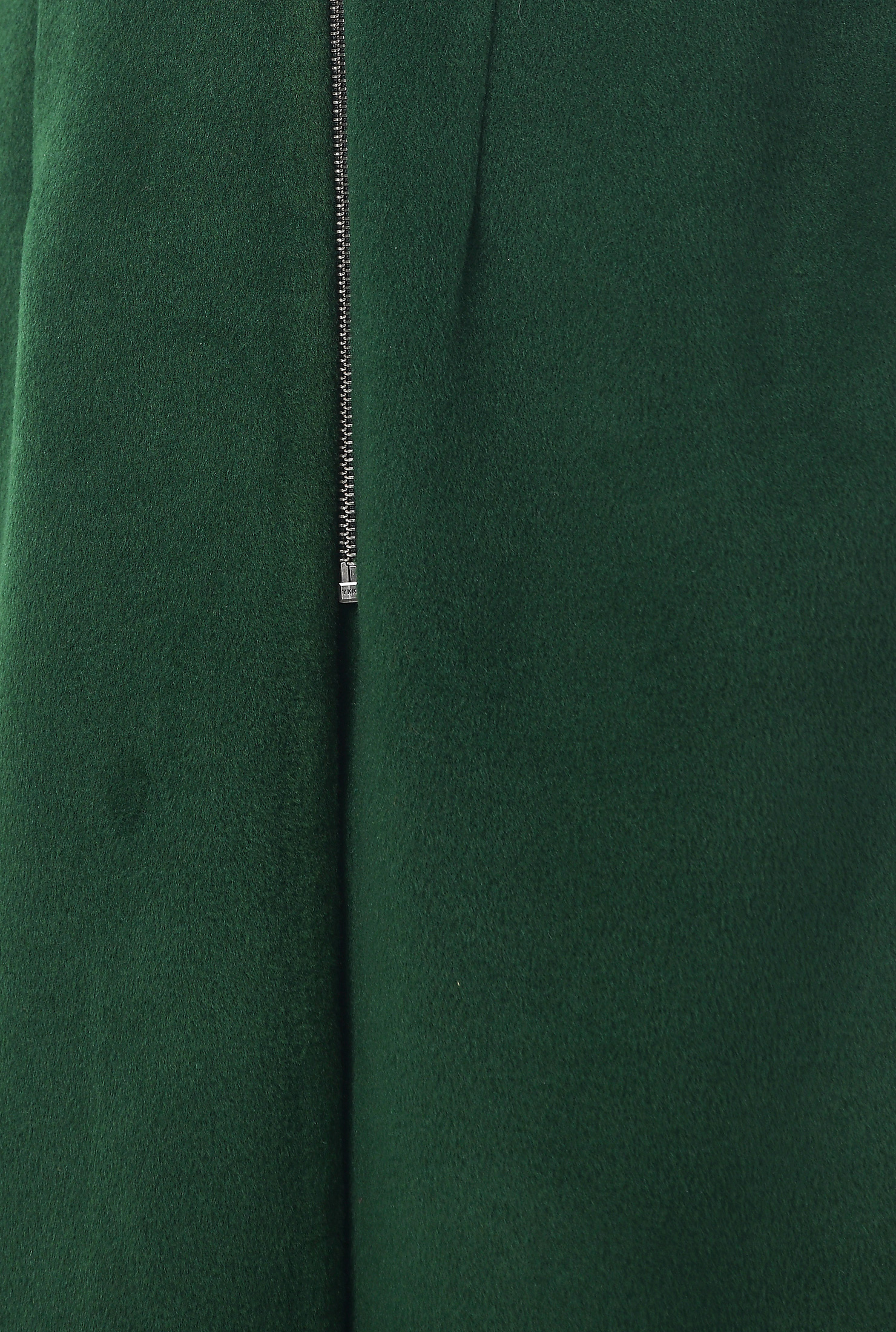 Shop Wool blend zip front A-line coat | eShakti