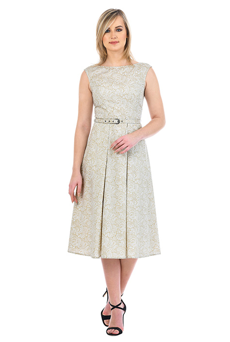 Shop Vintage paisley print cotton dress | eShakti