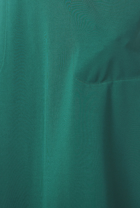 Shop Scallop collar ponte knit shift dress | eShakti