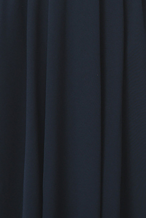 Shop Contrast trim notch collar ponte knit shirtdress | eShakti