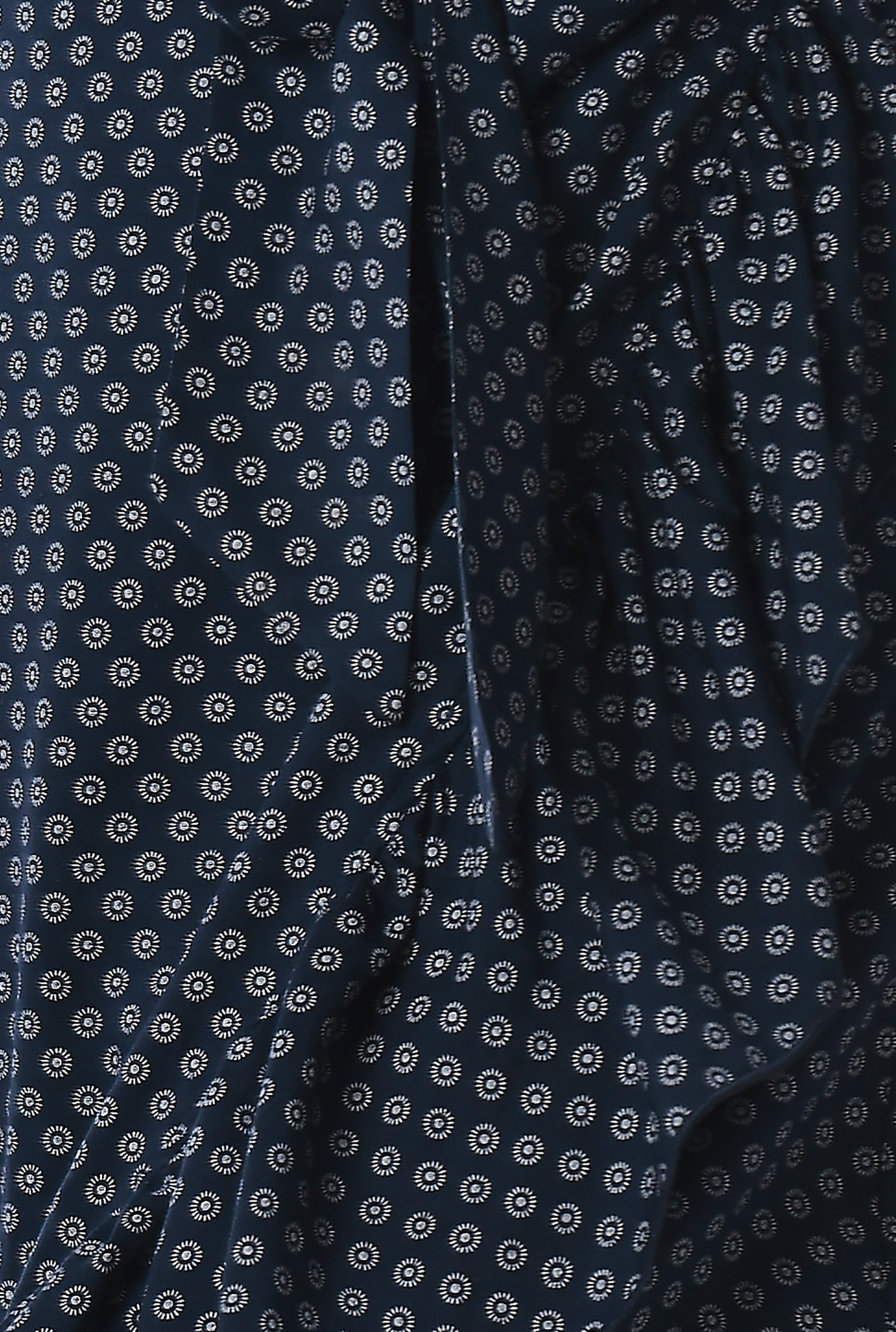 Shop Ruffle floral dot print cotton wrap dress | eShakti