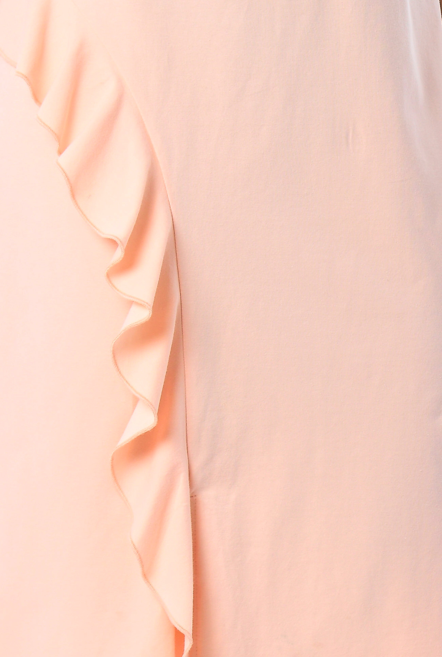 Shop Diagonal ruffle cotton knit sheath dress | eShakti