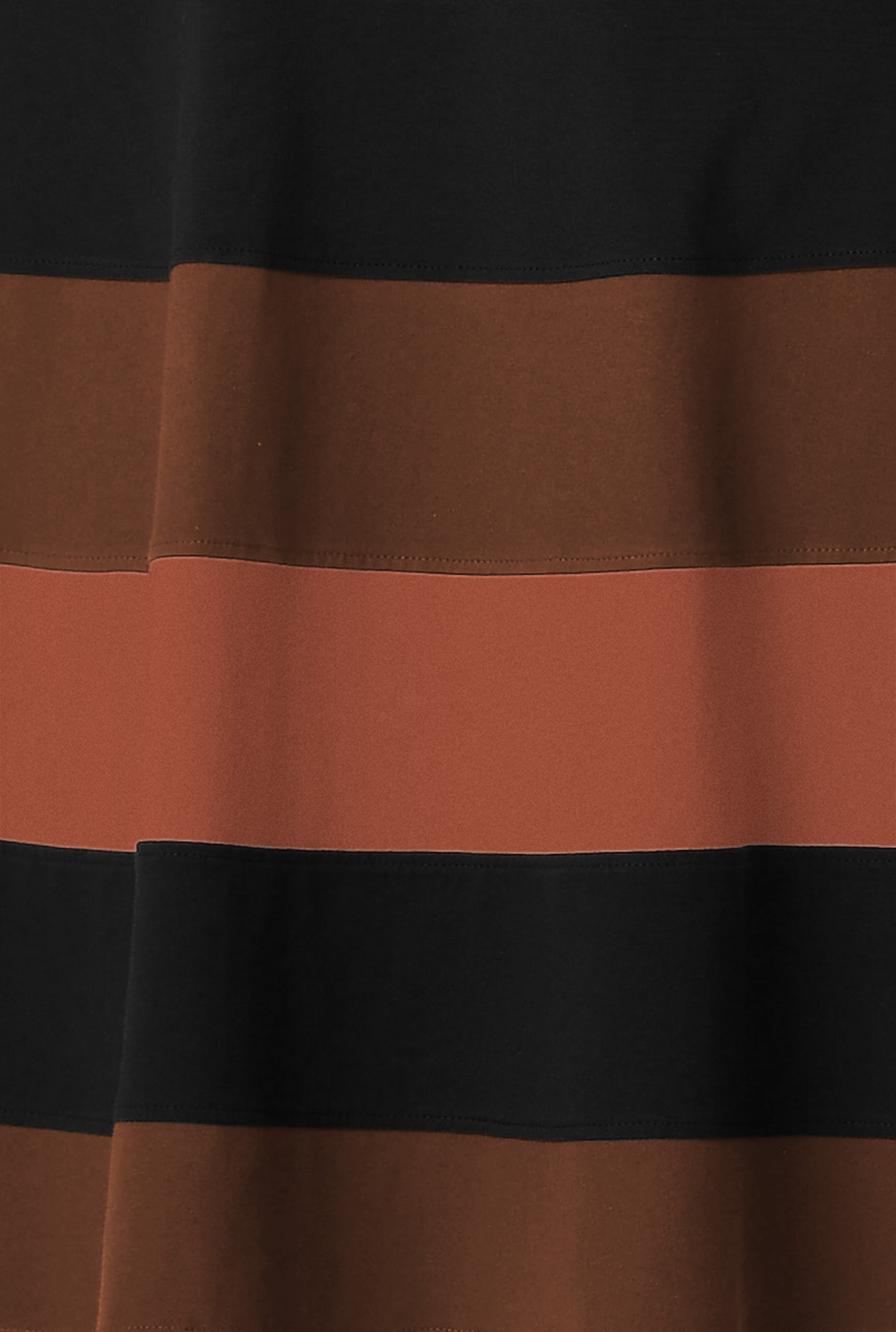 Shop Banded stripe cotton knit belted dress | eShakti