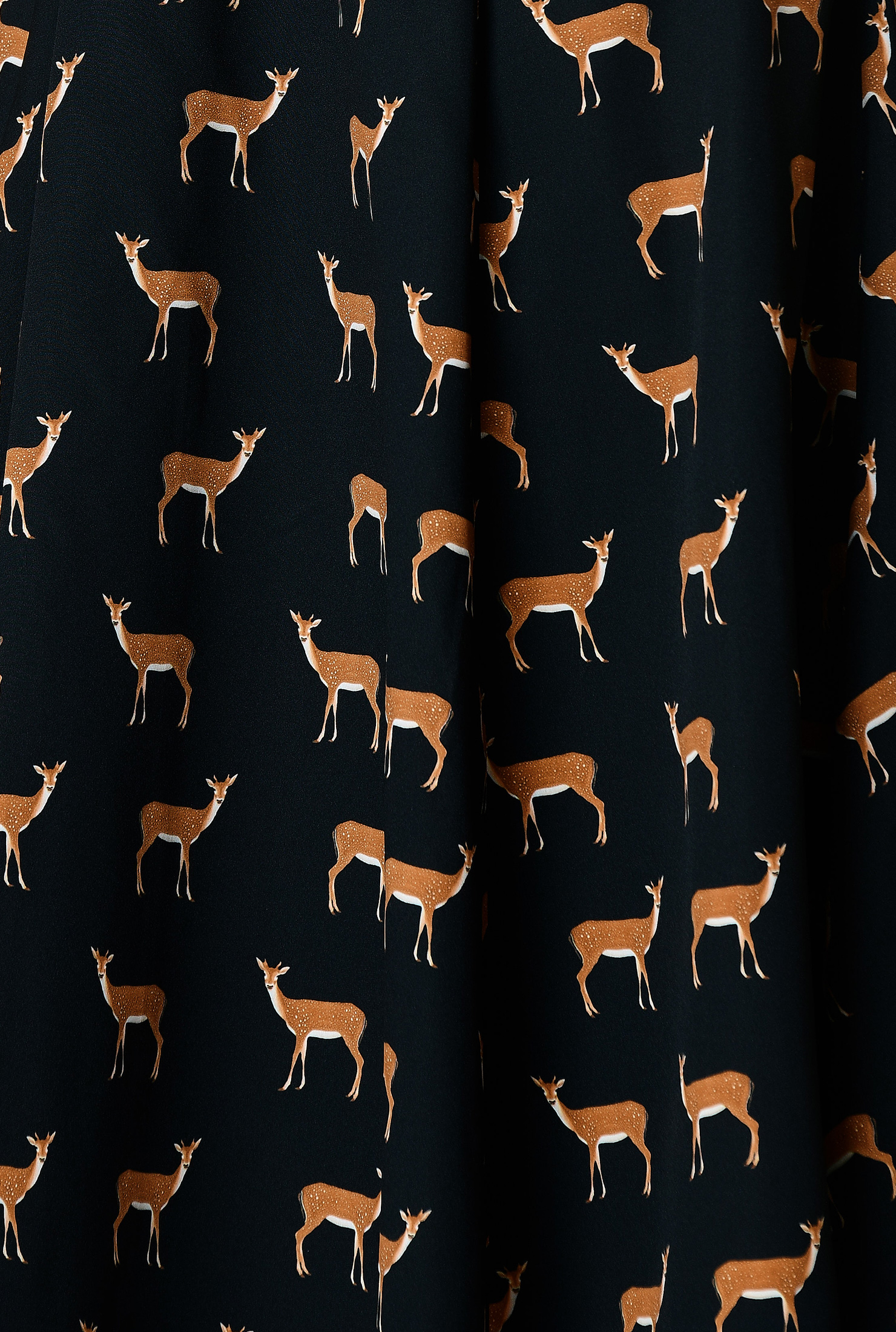 Shop Deer print banded empire dress | eShakti