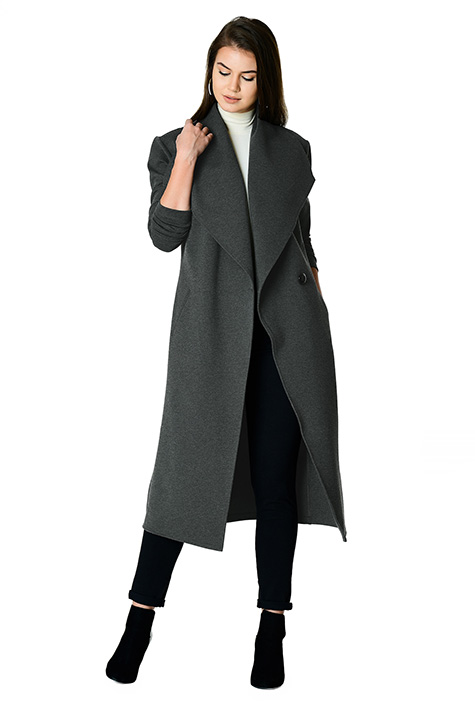 Shop Wing lapel ponte knit jacket | eShakti