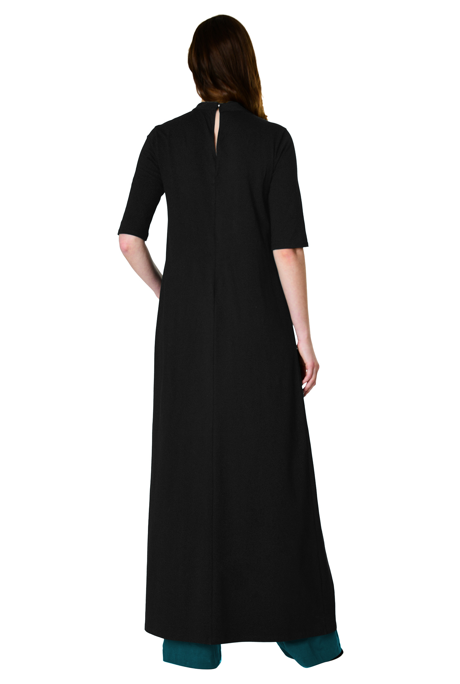 Shop Cotton knit tunic and pants set | eShakti