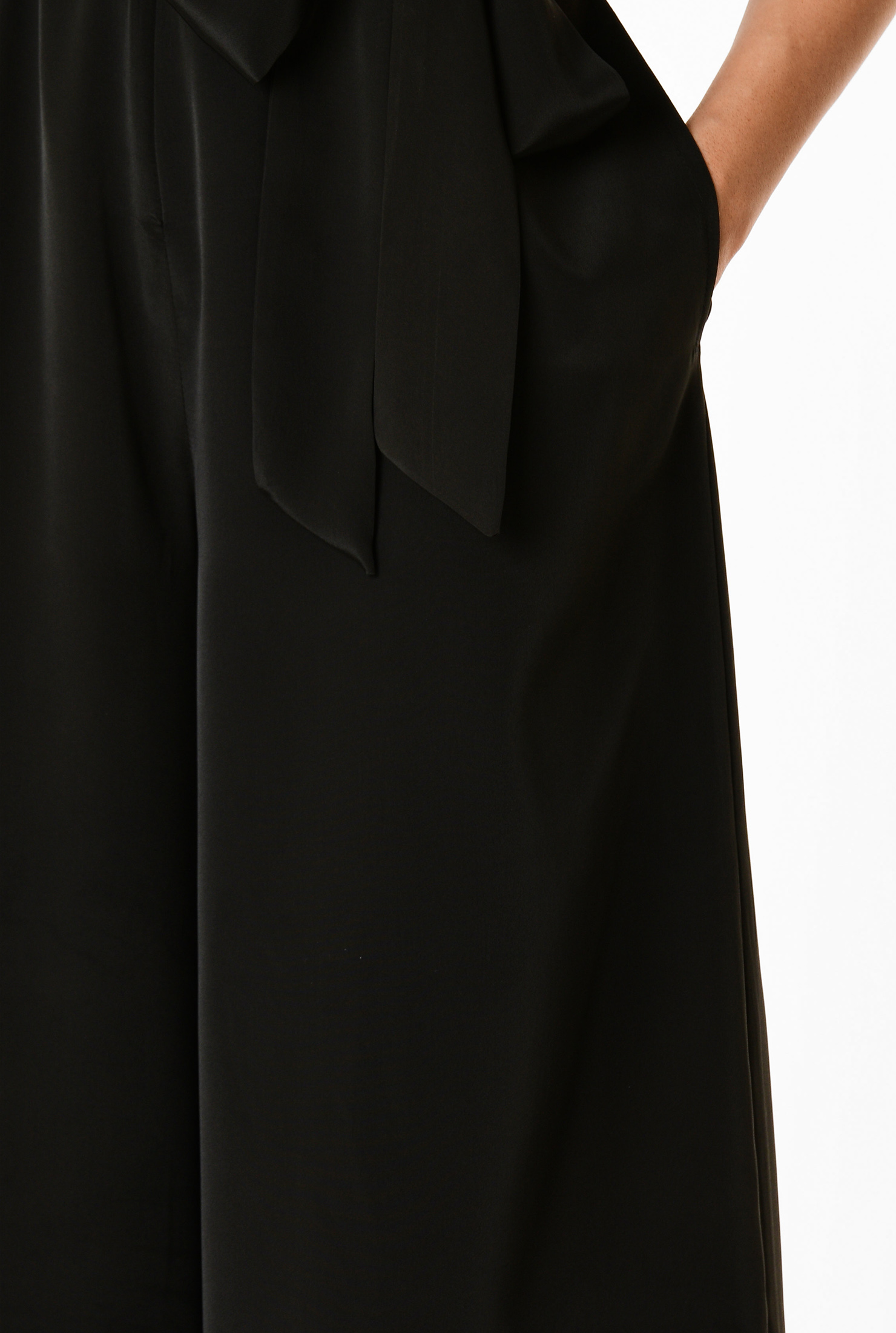 Shop Popover ruffle crepe jumpsuit | eShakti