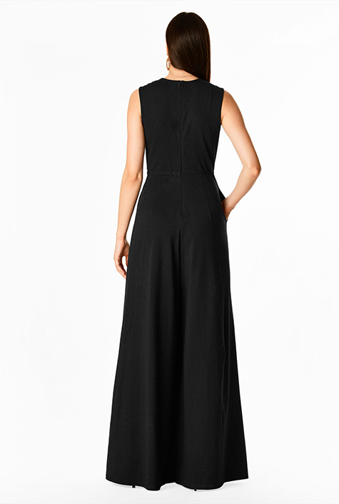 Shop Side button cotton knit jumpsuit | eShakti