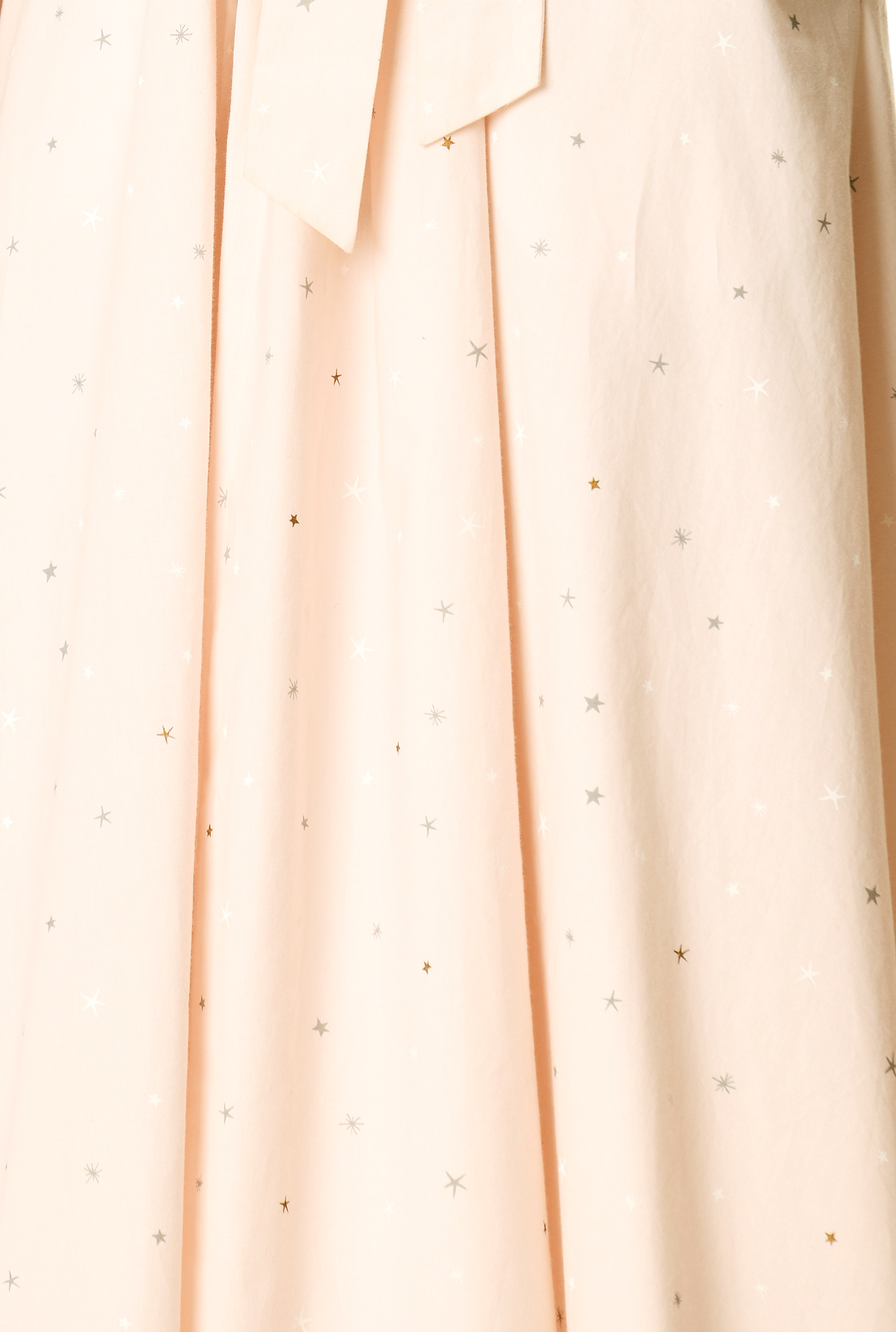 Shop Tie waist empire star print cotton dress | eShakti