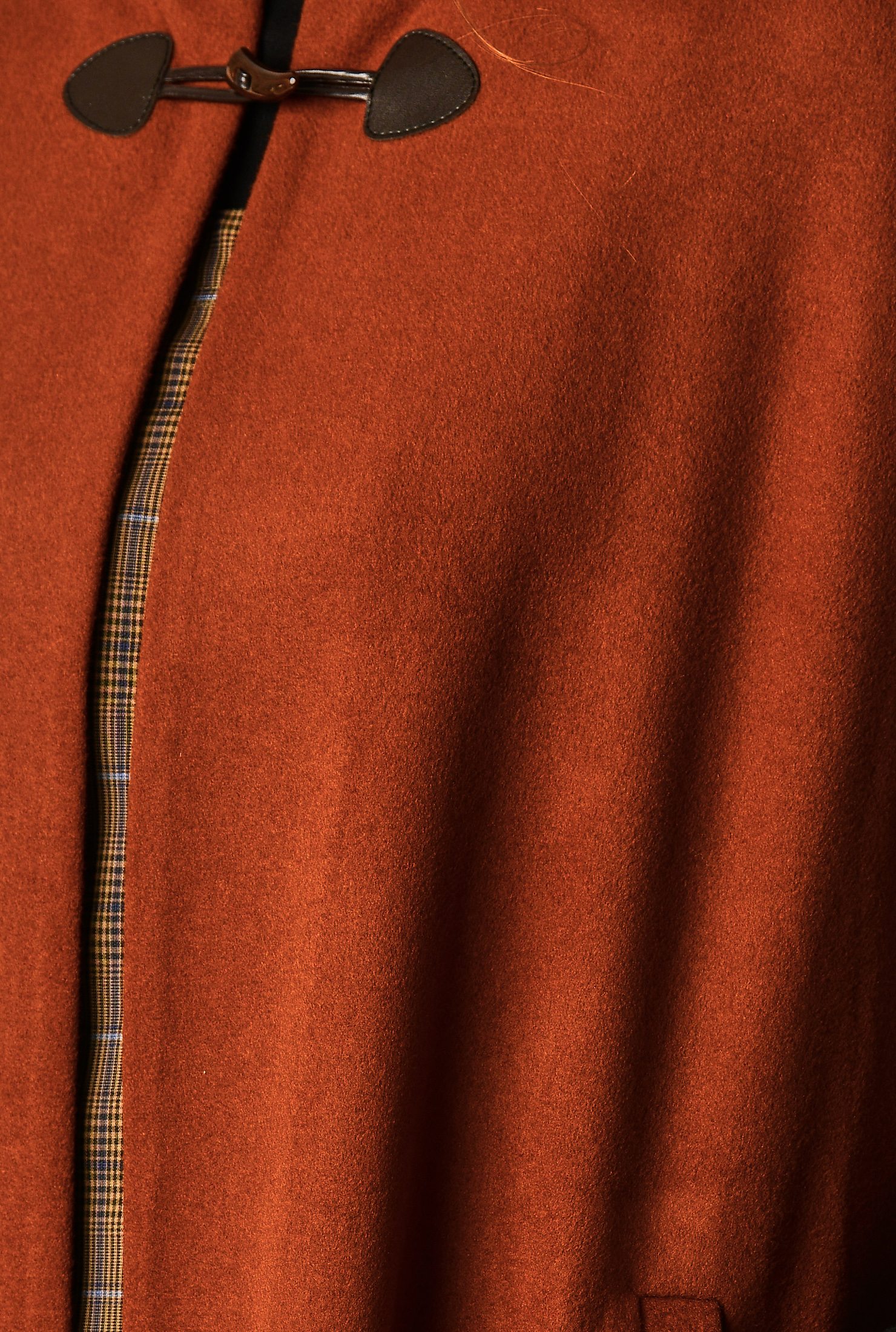 Shop Front open wool blend cape | eShakti