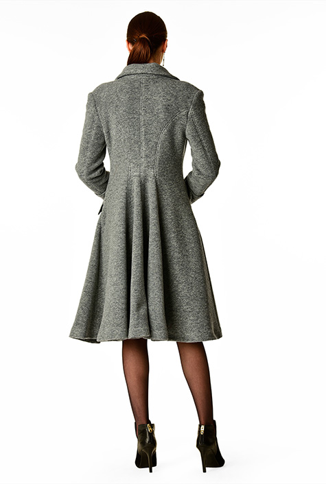 Shop Classic wool blend frock coat | eShakti