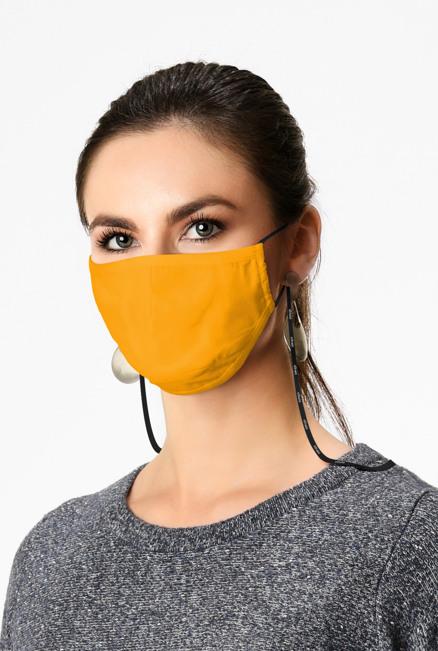 Shop Cotton poplin shaped face mask | eShakti