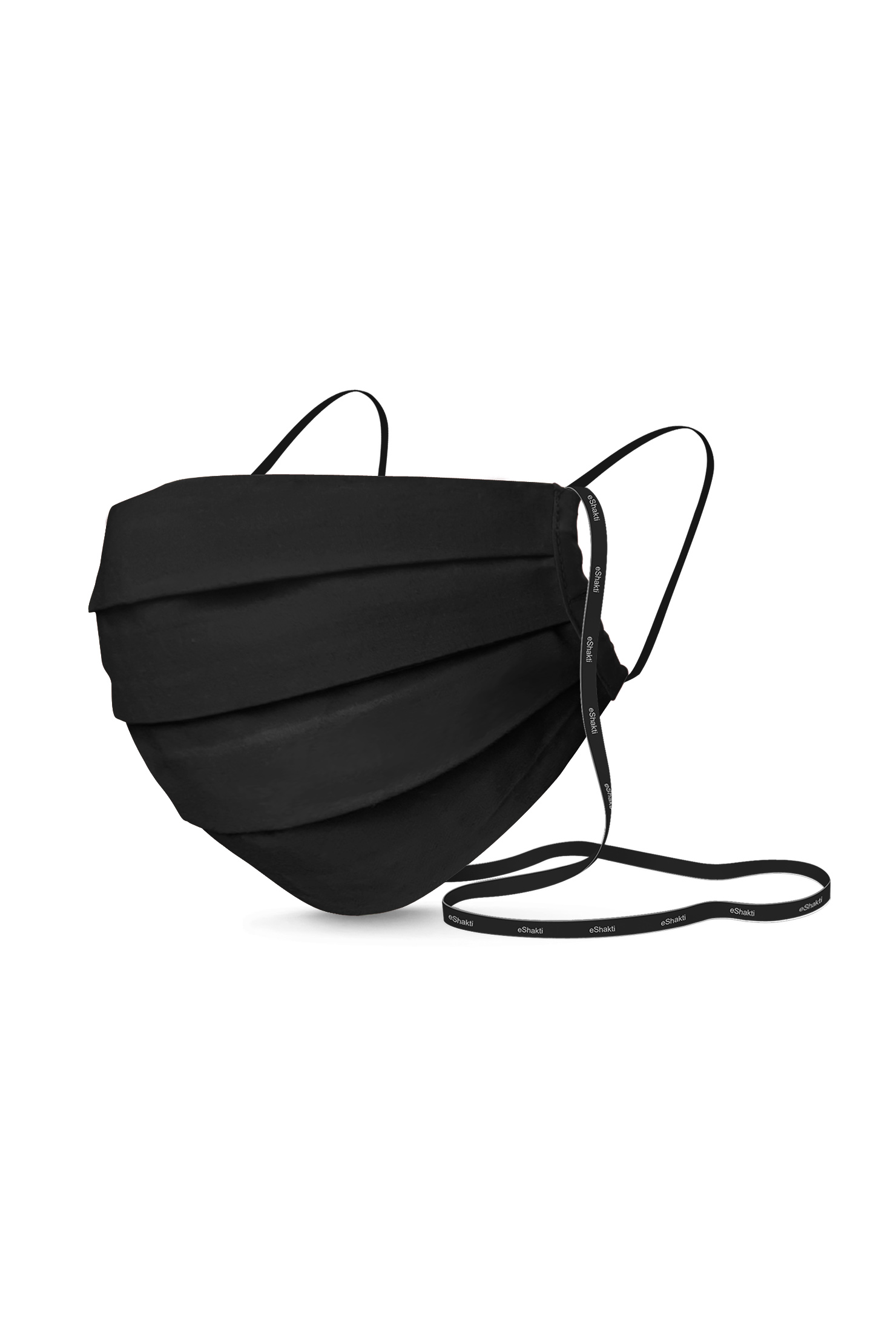 Shop Cotton poplin pleated face mask | eShakti