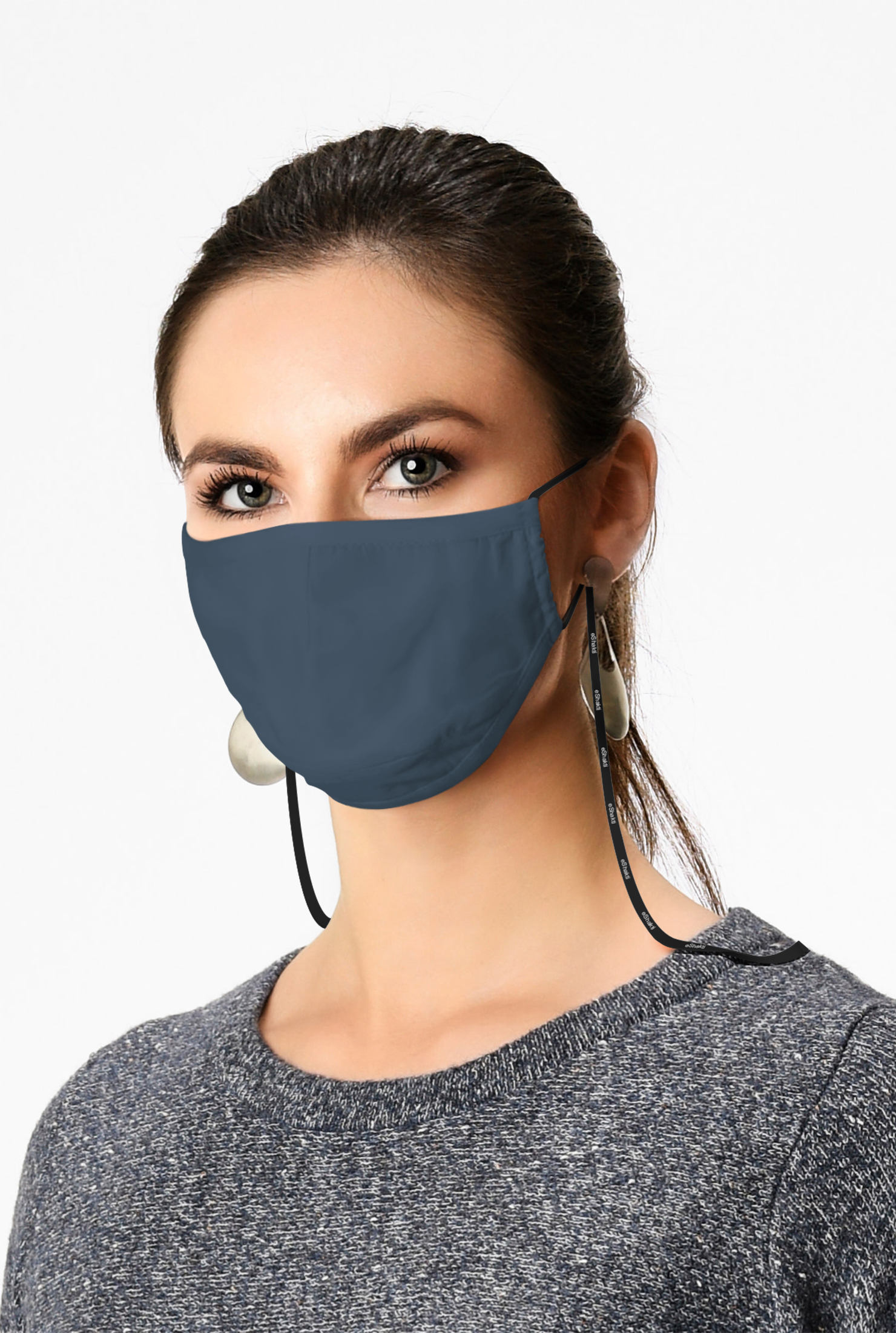 Shop Cotton poplin shaped face mask | eShakti