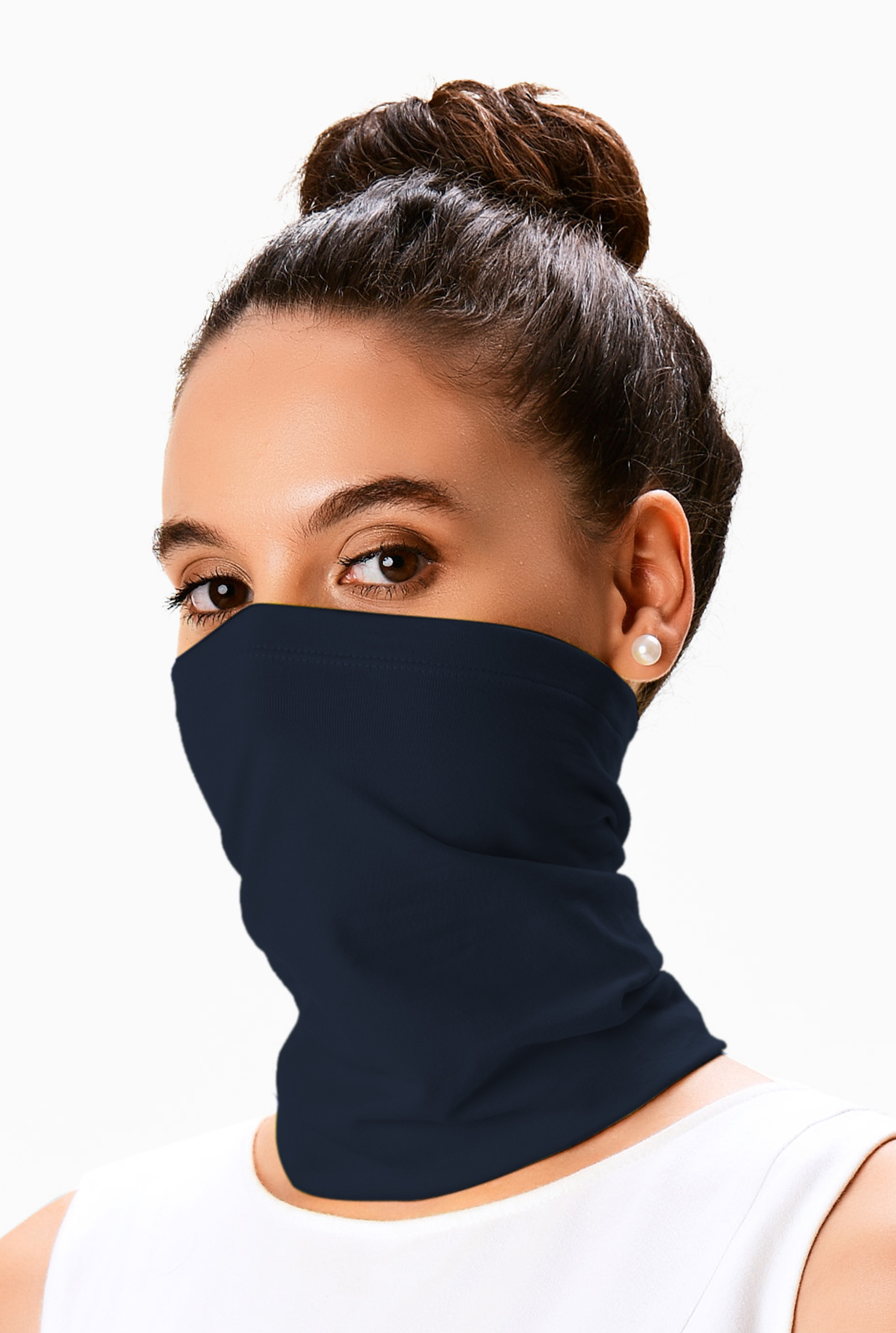 Shop Cotton jersey knit tubular mask | eShakti