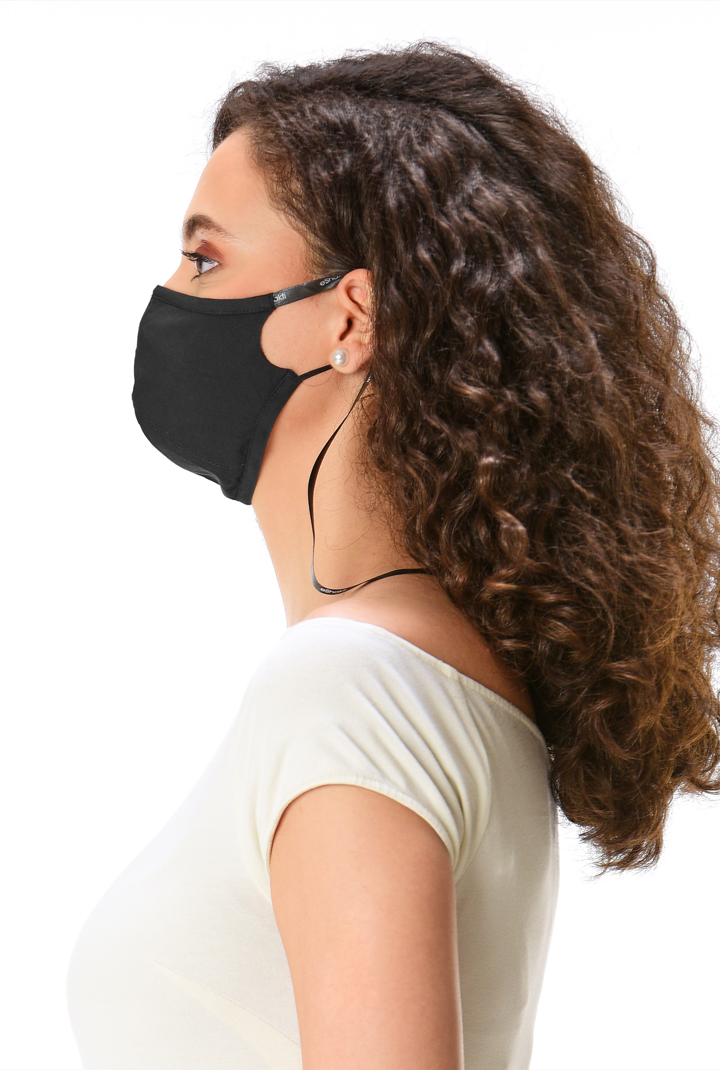 Shop Cotton poplin shaped face mask | eShakti