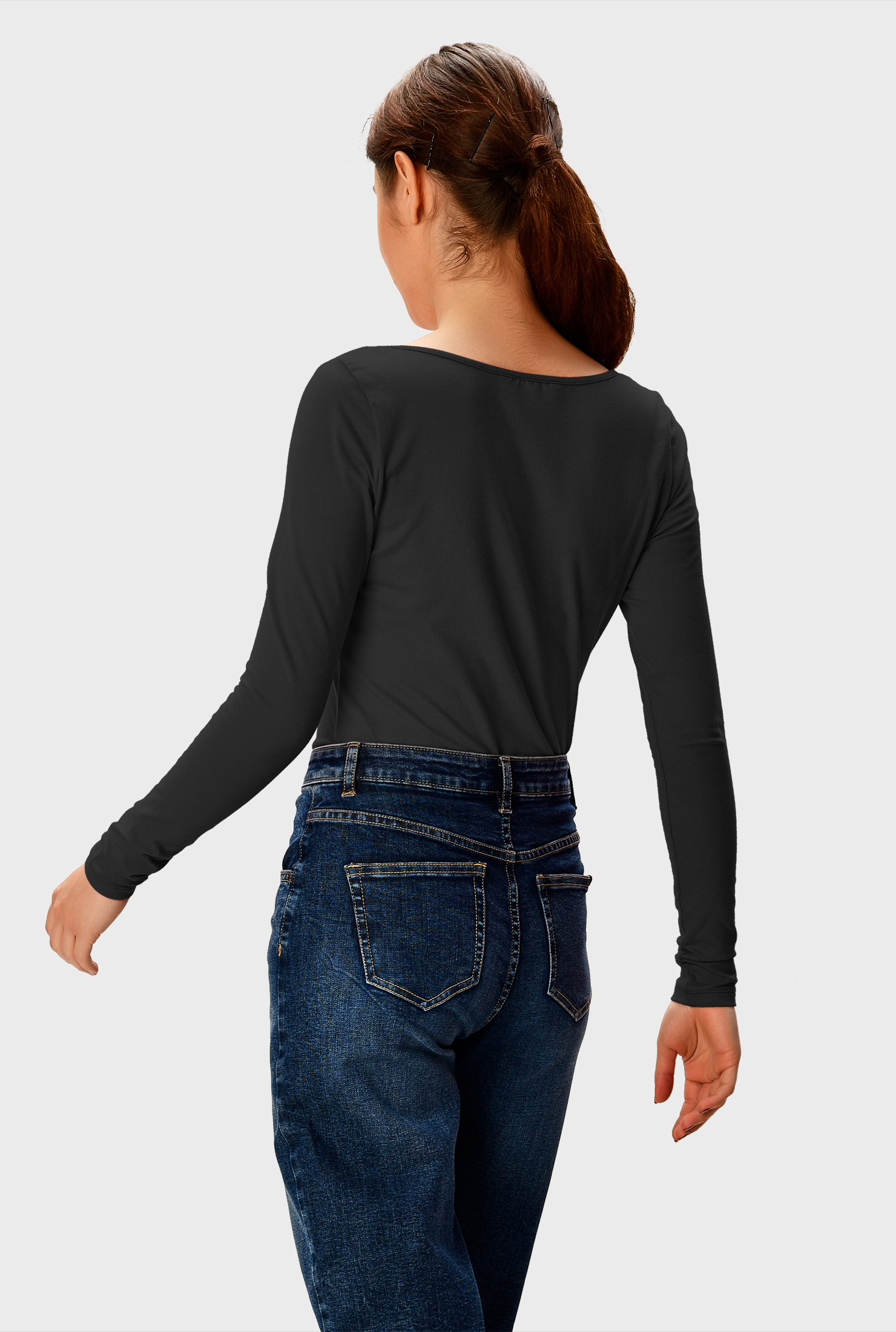 Shop Cotton jersey knit bodysuit | eShakti